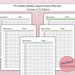 Printable Appointment Book With 15 Minute Time Slots, Weekly Client ...