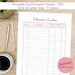 Printable Vehicle Kilometre Log Book, Travel Distance Logbook, Business ...
