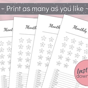 Mood Tracker Printable Bundle, Monthly Emotions Record, Wellness ...