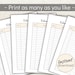Vehicle Kilometre Log Book Printable, Km Travel Distance Logbook ...