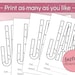 Printable Monthly Challenge Tracker for January, New Year 30 Day Goal ...