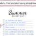 Seasonal Bucket List Printable Bundle, Summer Autumn Winter Spring ...