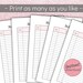 Printable Mileage Tracker, Travel Distance Logbook, Business Miles Log ...