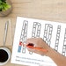 Printable April Challenge, 30 Day Goal Setting Action Plan Coloring ...
