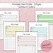 Printable Client Profile, Customer Information Sheet for Hair and ...