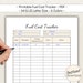Printable Fuel Cost Tracker, Driving Expense Logbook, Gas Price Log ...