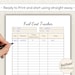Printable Fuel Cost Tracker, Driving Expense Logbook, Gas Price Log ...