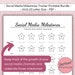 Social Media Milestones Tracker Printable, Youtube, Tiktok, Instagram ...
