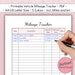 Printable Mileage Tracker, Travel Distance Logbook, Business Miles Log ...
