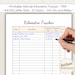 Vehicle Kilometre Log Book Printable, Km Travel Distance Logbook ...