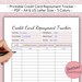 Printable Credit Card Debt Repayment Planner, Payoff Tracker in 5 ...