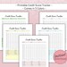 Printable Credit Score Tracker, Credit Repair Sheet, Personal Finance ...
