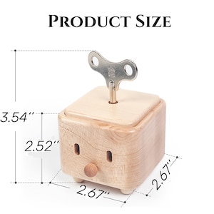 Custom Wooden Little Nose Puppet Music Box Personalized Engraved Wood ...