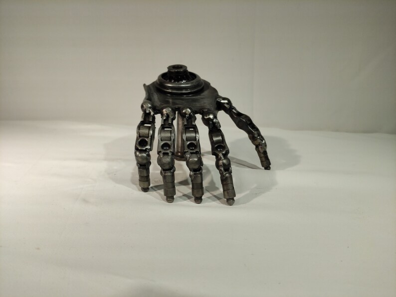 Scrap Metal Art: Severed Hand Sculpture Inspired by Wednesday Series - Etsy