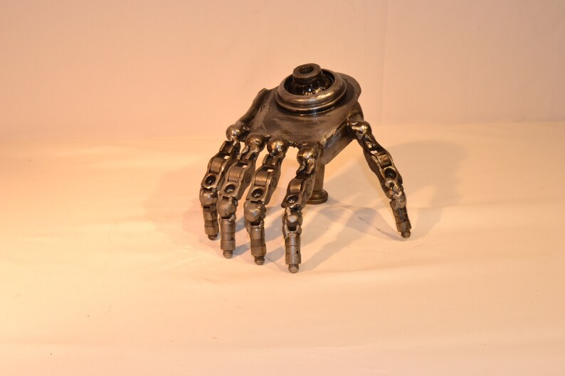 Scrap Metal Art: Severed Hand Sculpture Inspired by Wednesday Series - Etsy