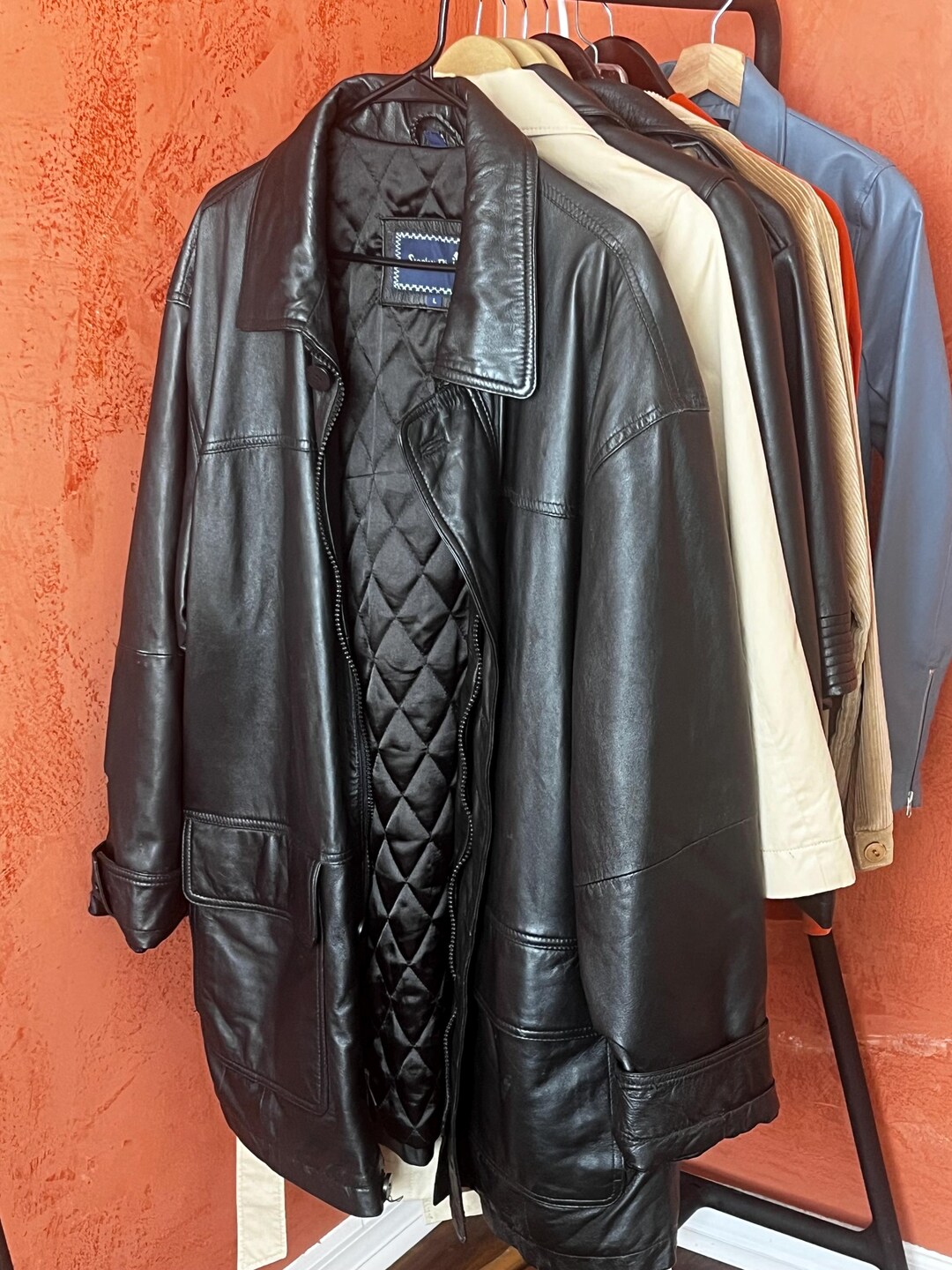 Your Papa’s Leather Coat - Etsy