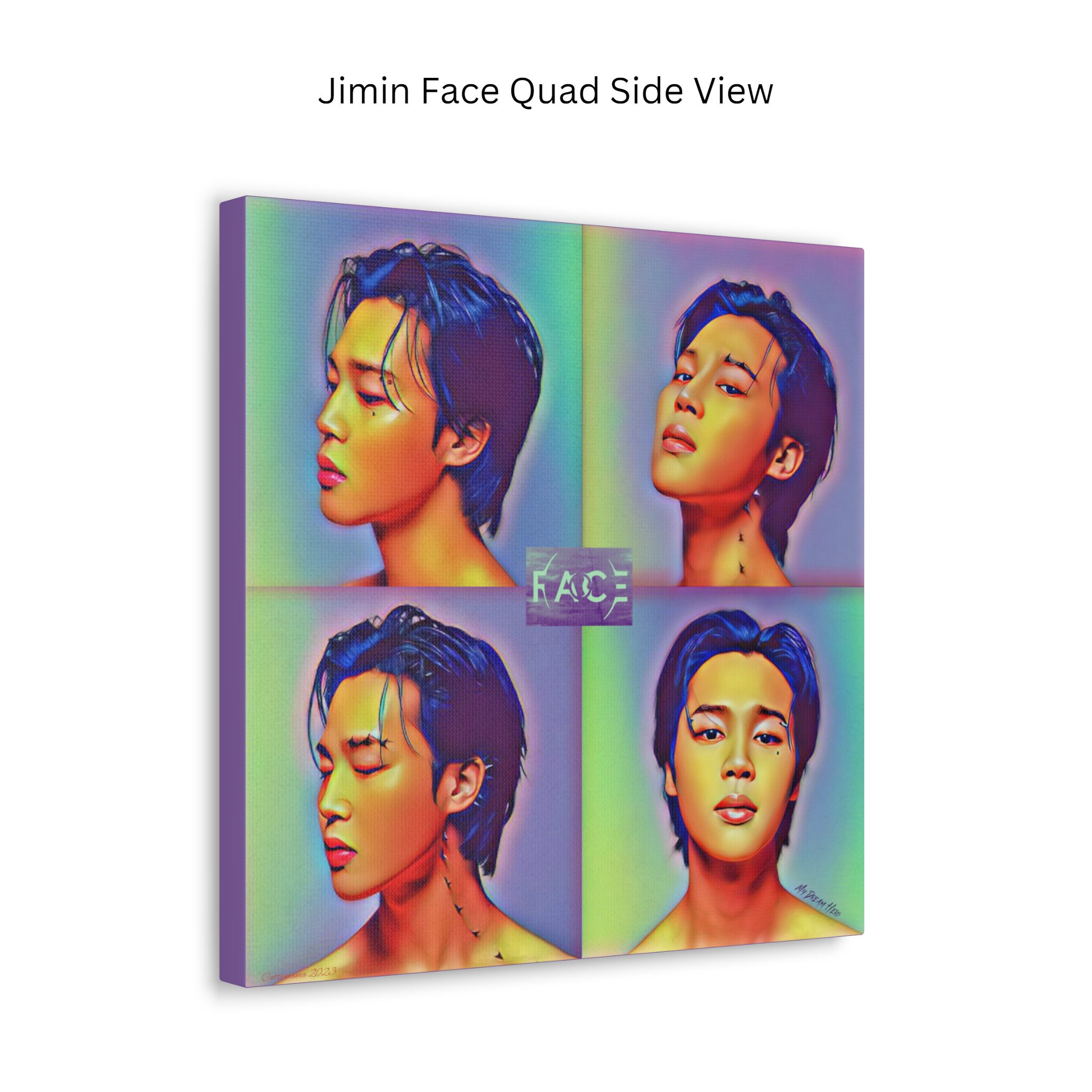 Jimin, BTS Jimin Wall Art, Jimin Face Canvas Print, Jimin Painting, BTS Art, Kpop Gift, Jimin ...