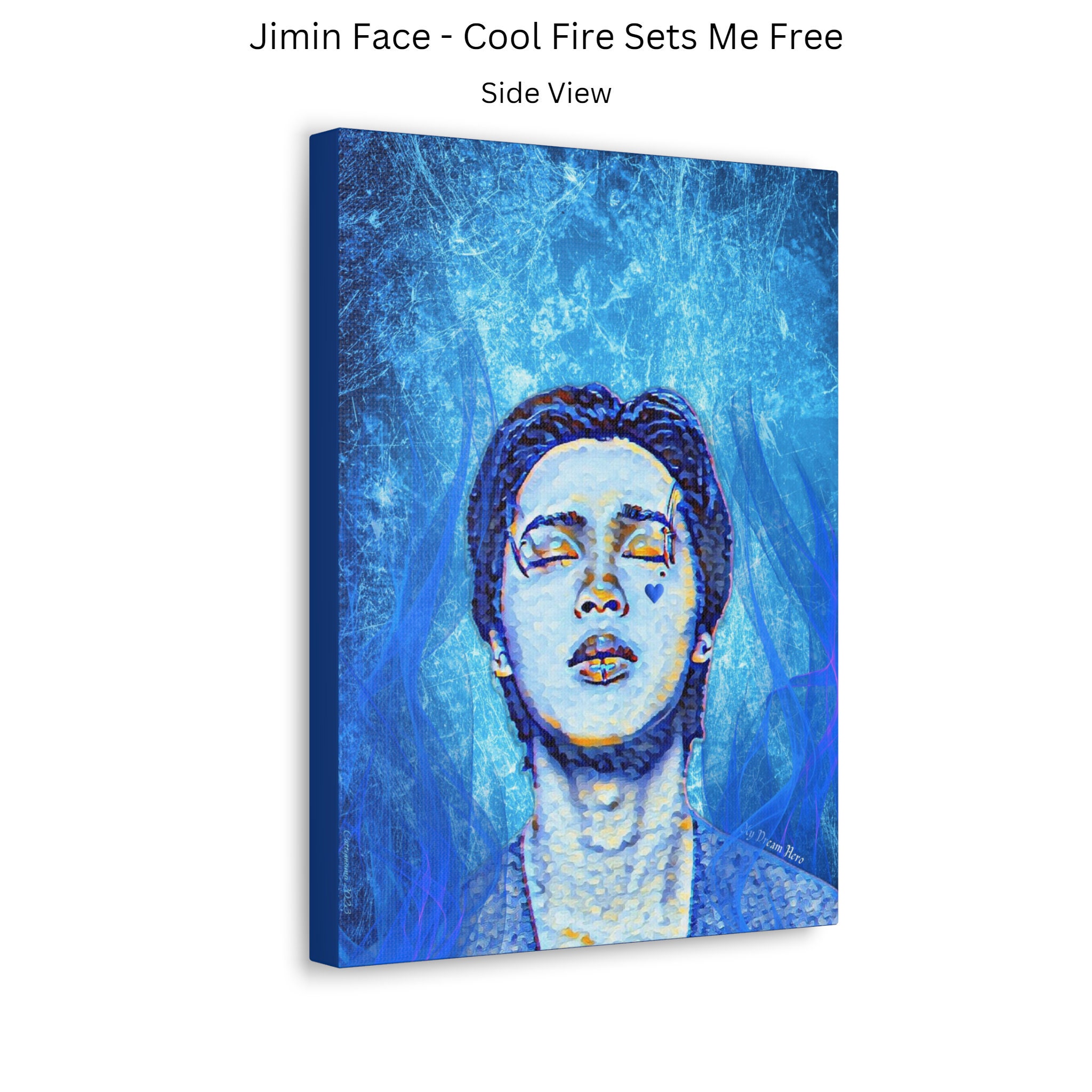 Jimin, BTS Jimin Wall Art, Jimin Face Canvas Print, Jimin Painting, BTS Art, Kpop Gift, Jimin ...
