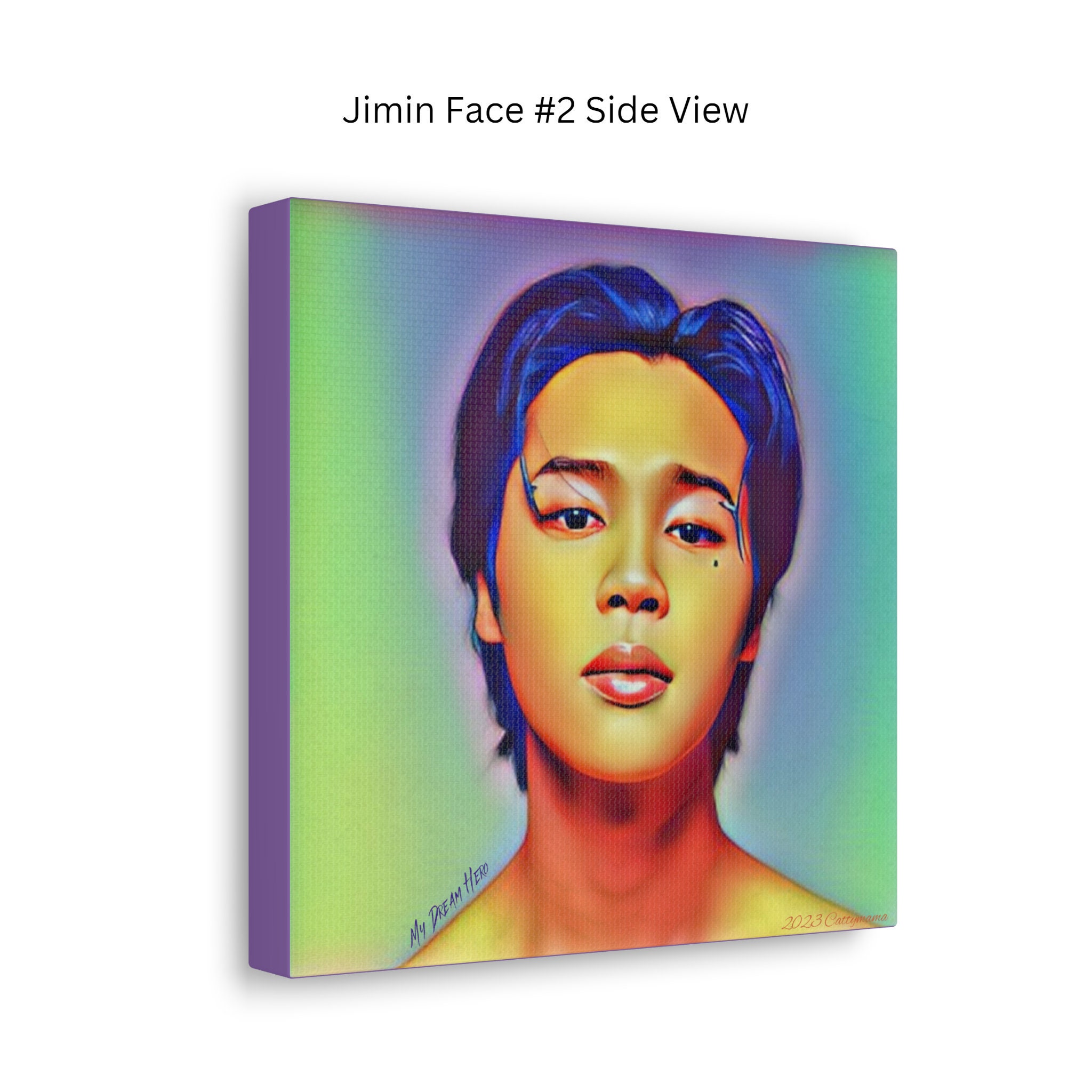 Jimin, BTS Jimin Wall Art, Jimin Face Canvas Print, Jimin Painting, BTS Art, Kpop Gift, Jimin ...