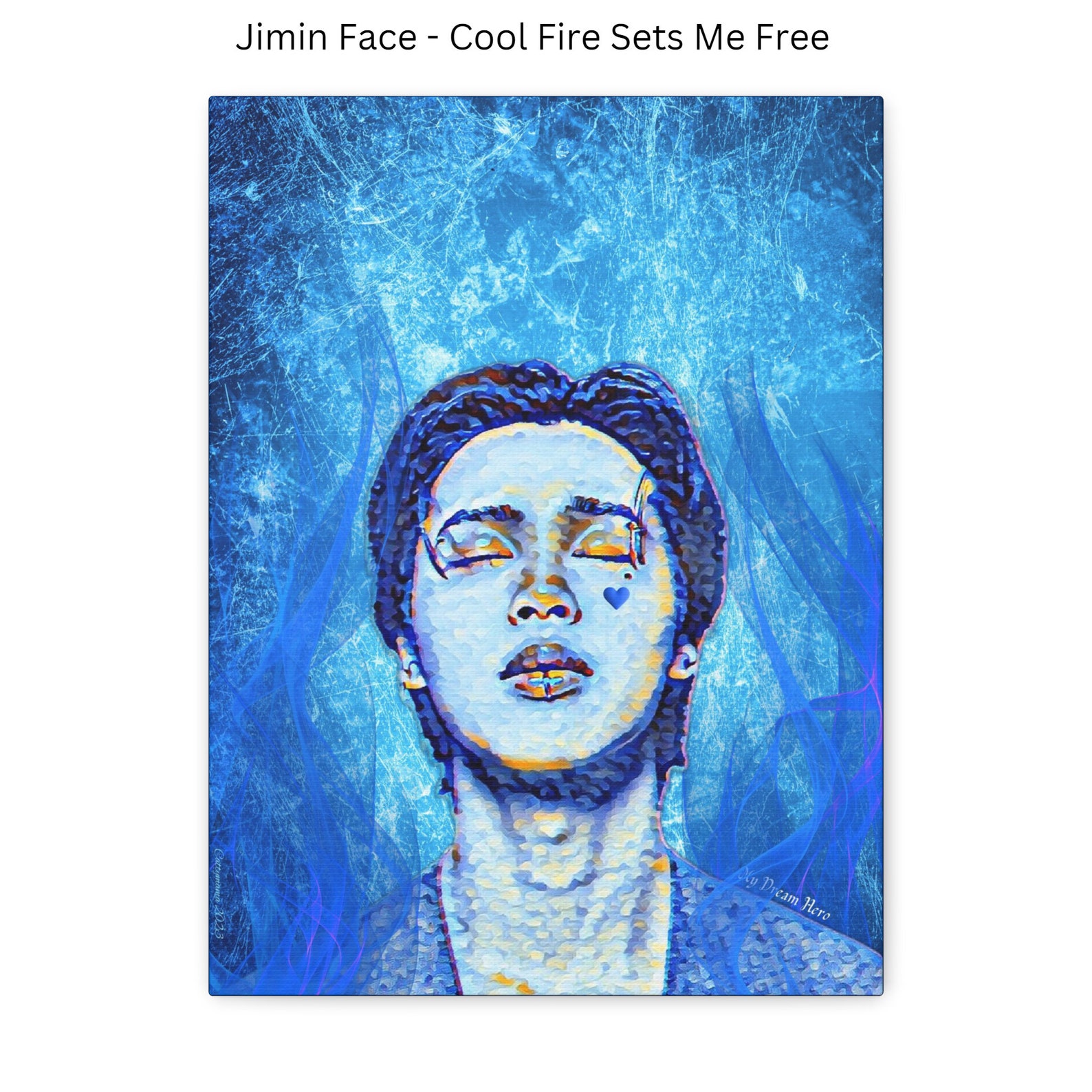 Jimin, BTS Jimin Wall Art, Jimin Face Canvas Print, Jimin Painting, BTS Art, Kpop Gift, Jimin ...