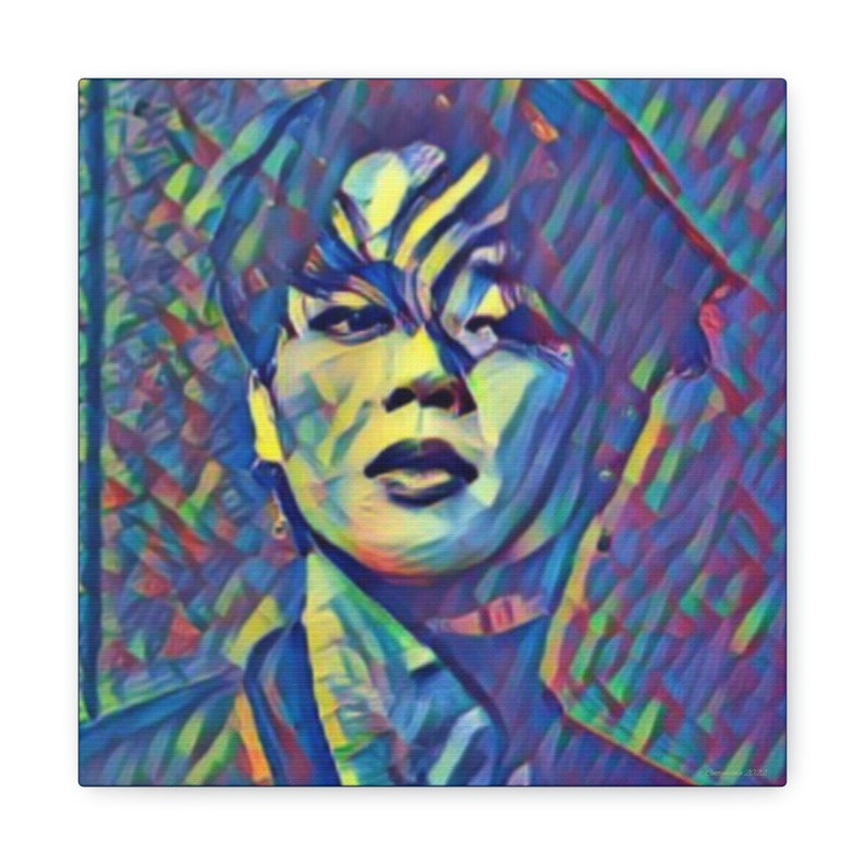Jimin BTS Jimin Jimin Canvas Wall Art Jimin Painting Jimin - Etsy
