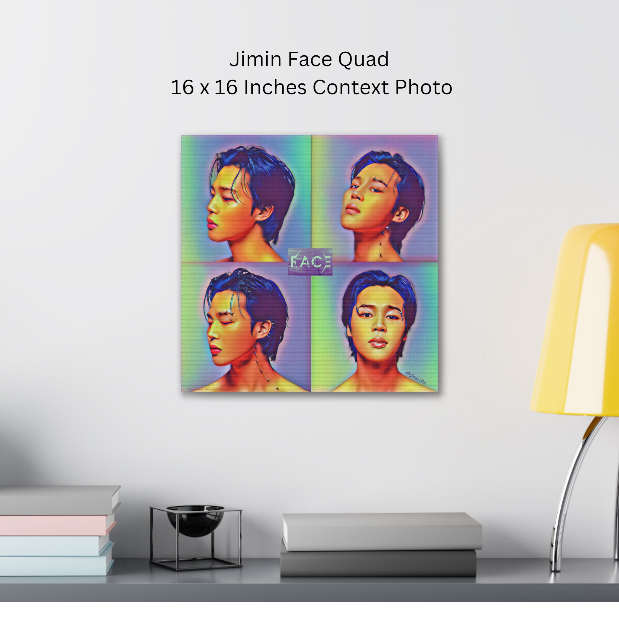 Jimin, BTS Jimin Wall Art, Jimin Face Canvas Print, Jimin Painting, BTS Art, Kpop Gift, Jimin ...