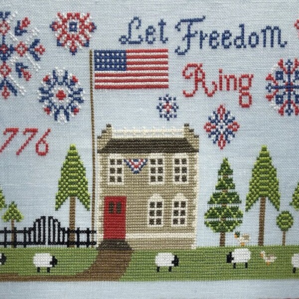 Let Freedom Ring Cross Stitch Pattern - Etsy