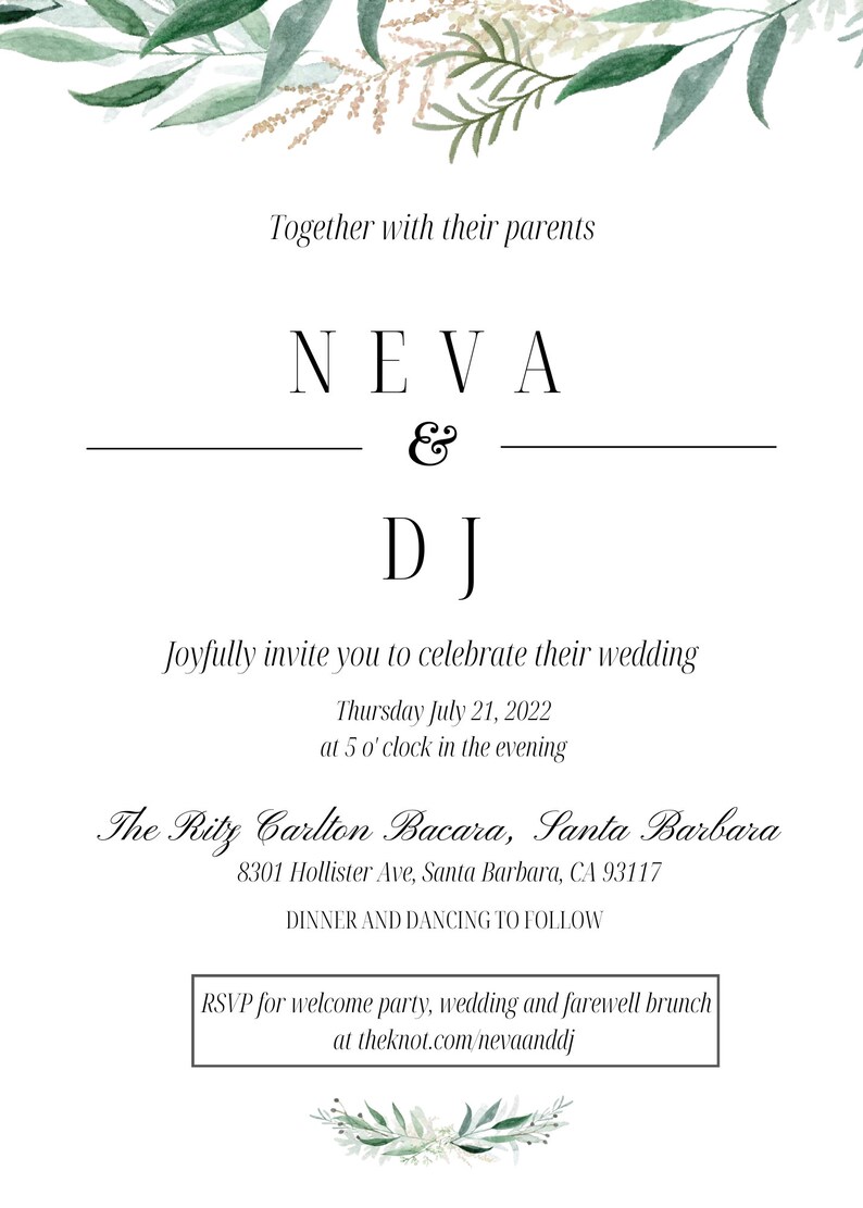 Wedding Invitation - Etsy