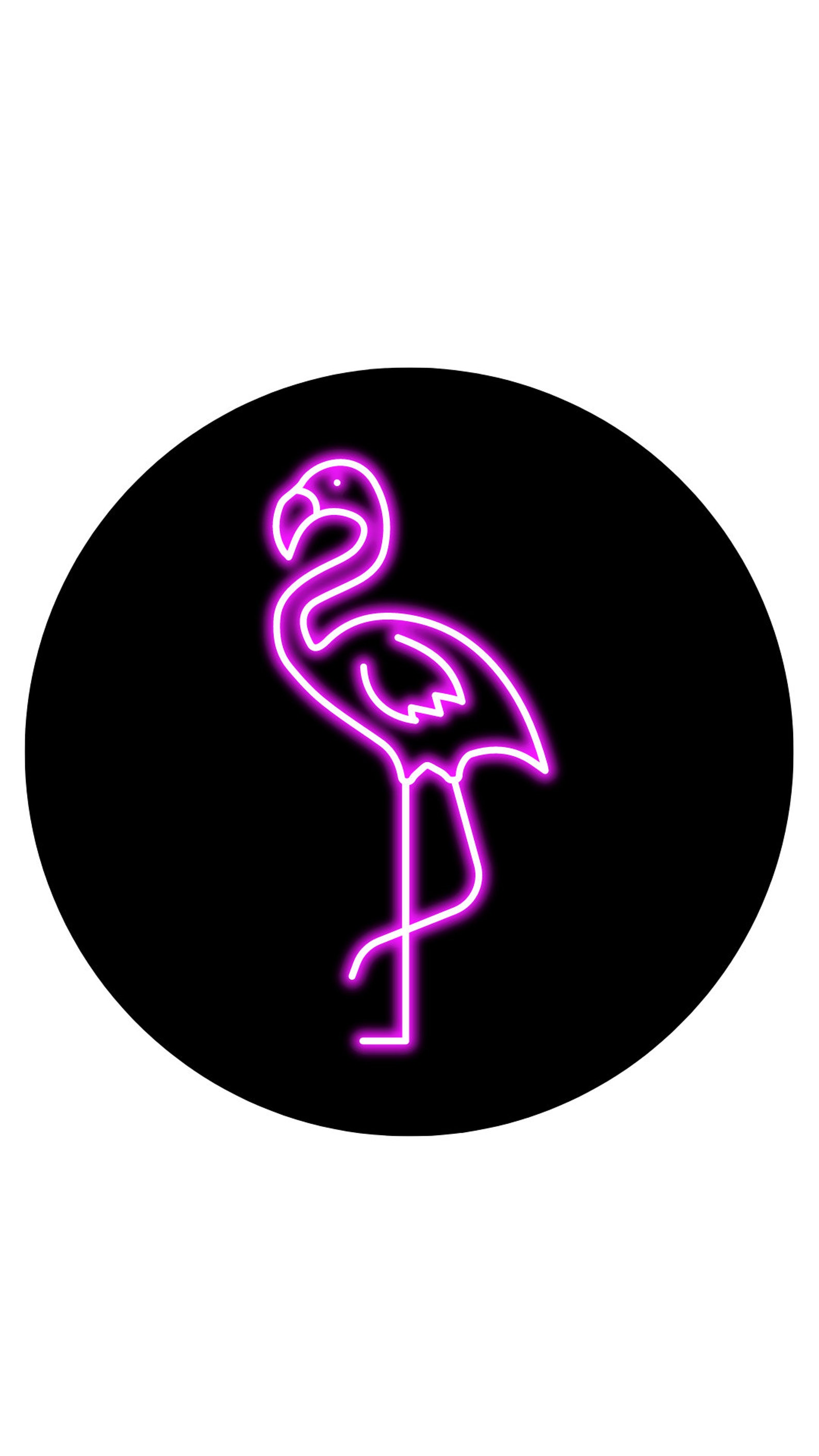 Instagram Highlights Neon Icons Glowing Circular Icons Highlight Cover ...