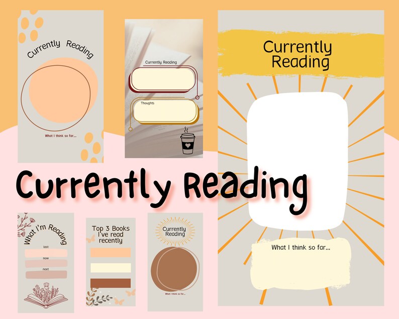 42 Instagram Story Templates Bookstagram Books Templates Reader ...