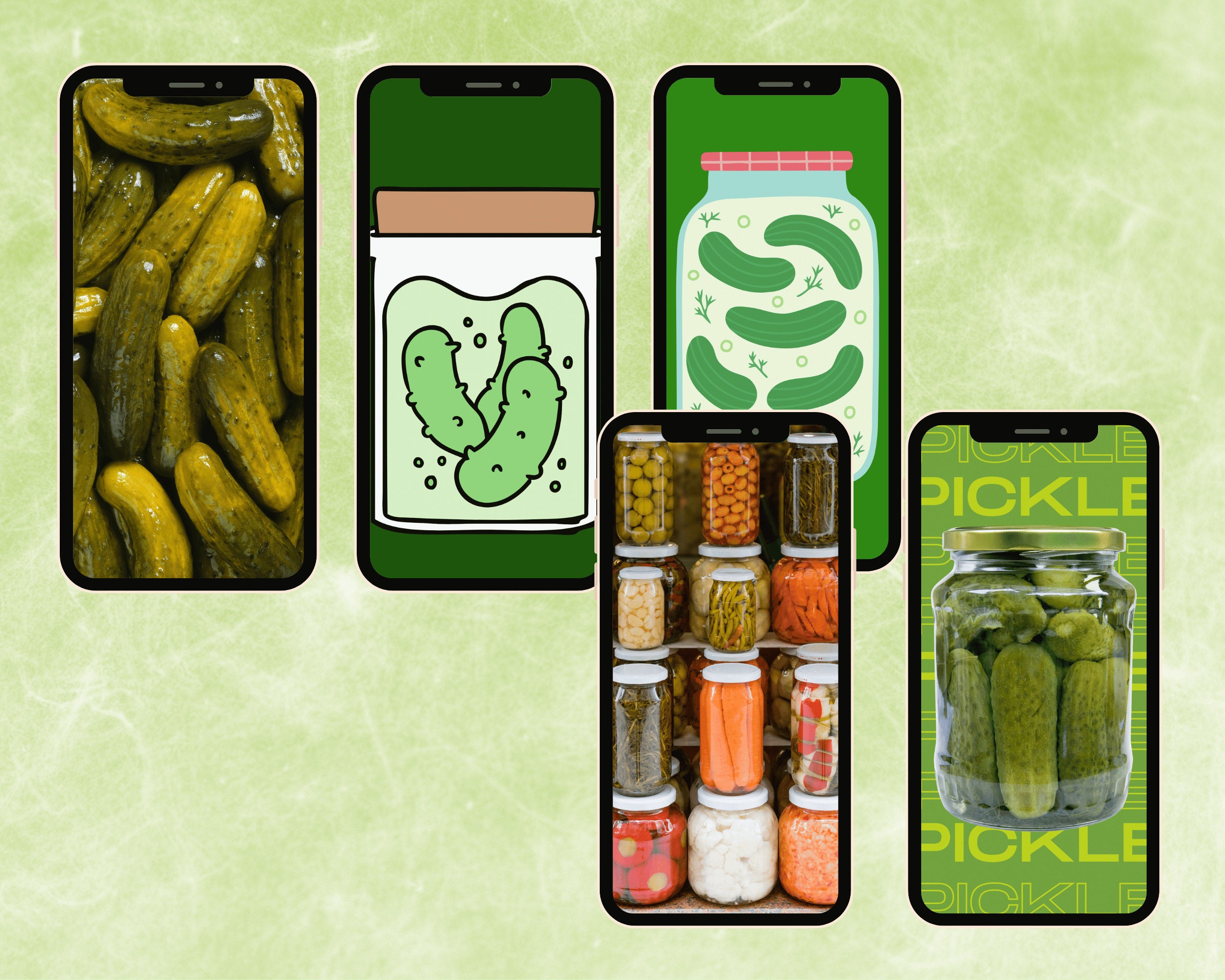 16 Pickle Themed Phone Wallpapers iPhone or Android Lock Screen Pickle ...