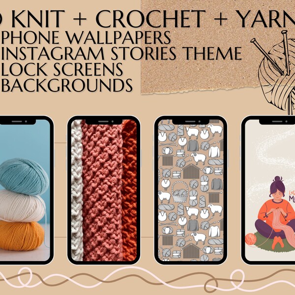 Crochet Wallpapers - Etsy