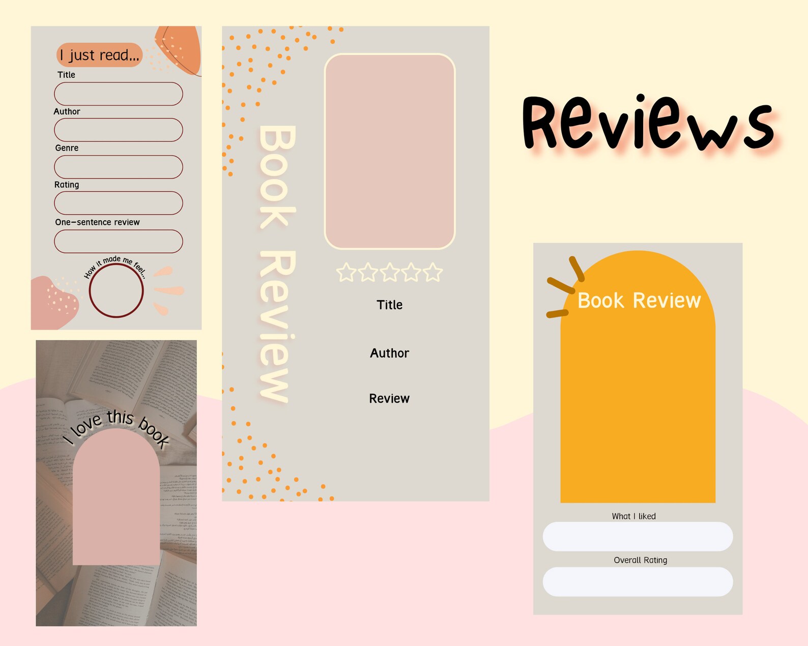 42 Instagram Story Templates Bookstagram Books Templates Reader ...