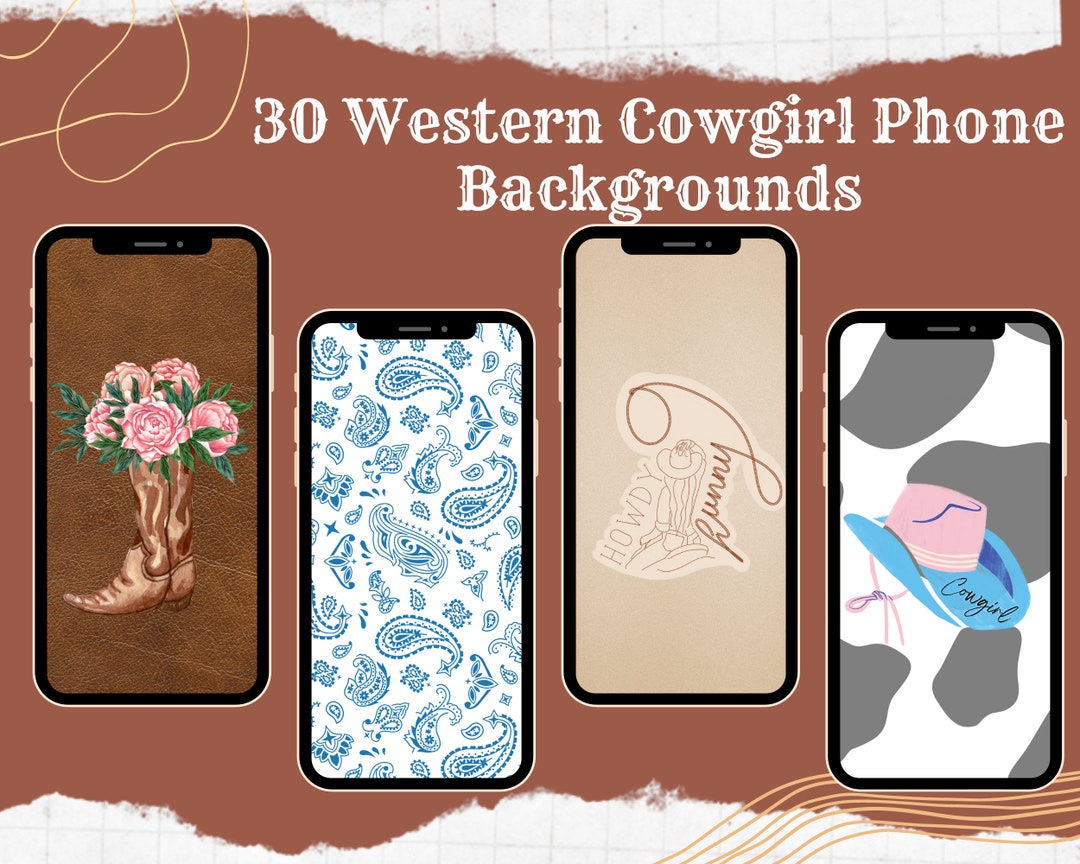 30 Western Cowgirl Phone Wallpapers Instagram Story Backgrounds Phone ...