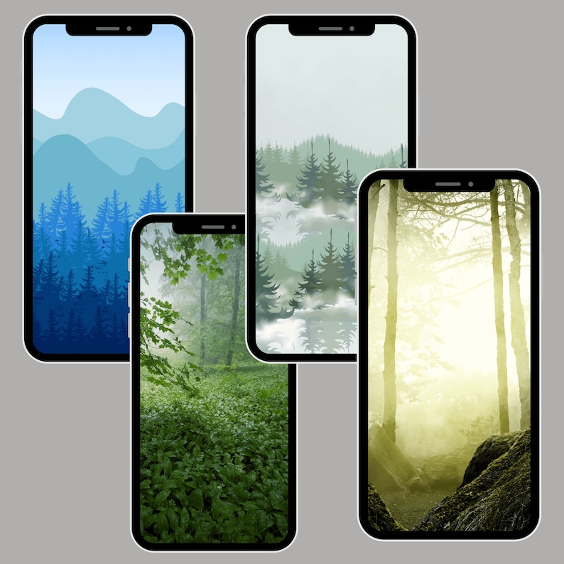 Misty Forests iPhone Wallpaper Bundle Twilight Inspo Wallpaper Variety ...
