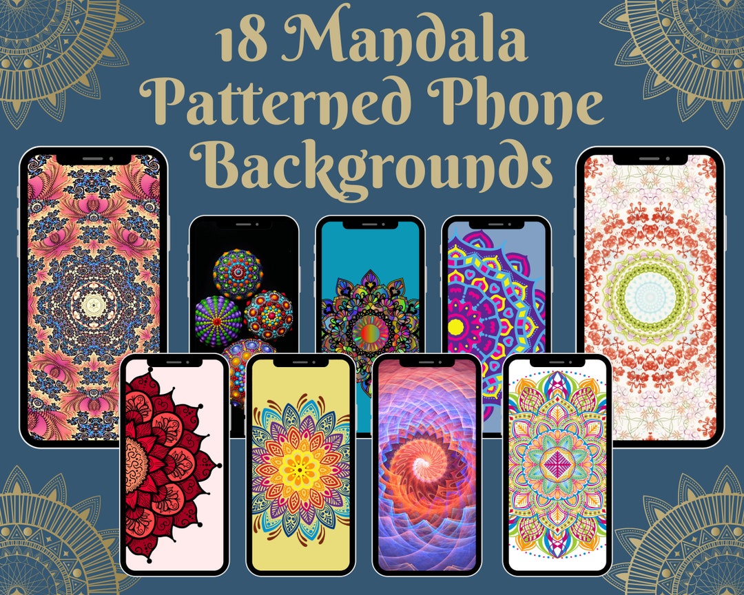 Phone Background Mandala Pattern Phone Wallpapers Zen Phone Screen ...