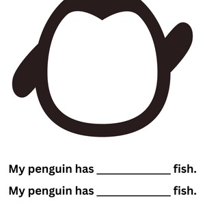 Build a Penguin Basic Addition Math Color, Cut and Glue Craft Winter ...