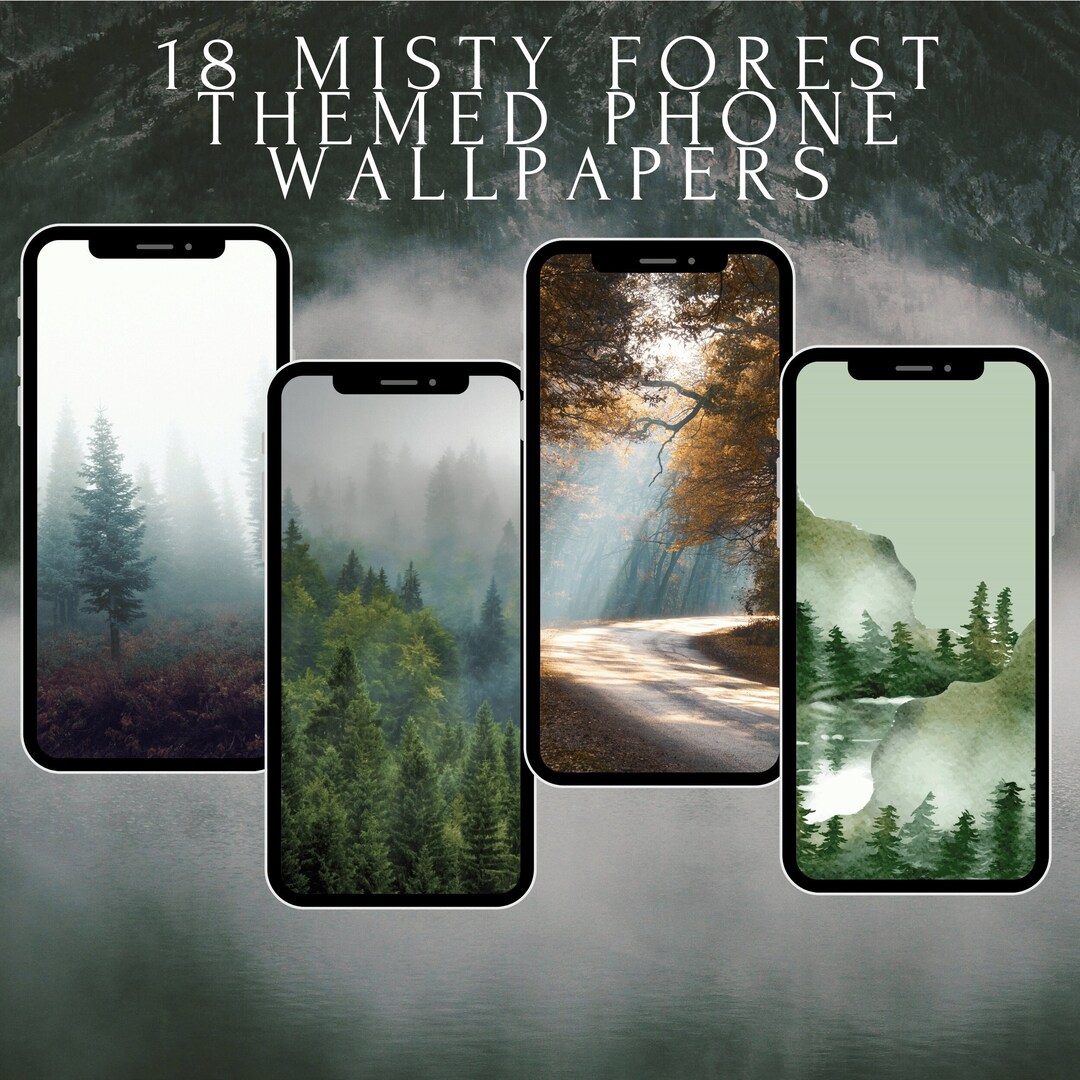 Misty Forests iPhone Wallpaper Bundle Twilight Inspo Wallpaper Variety ...
