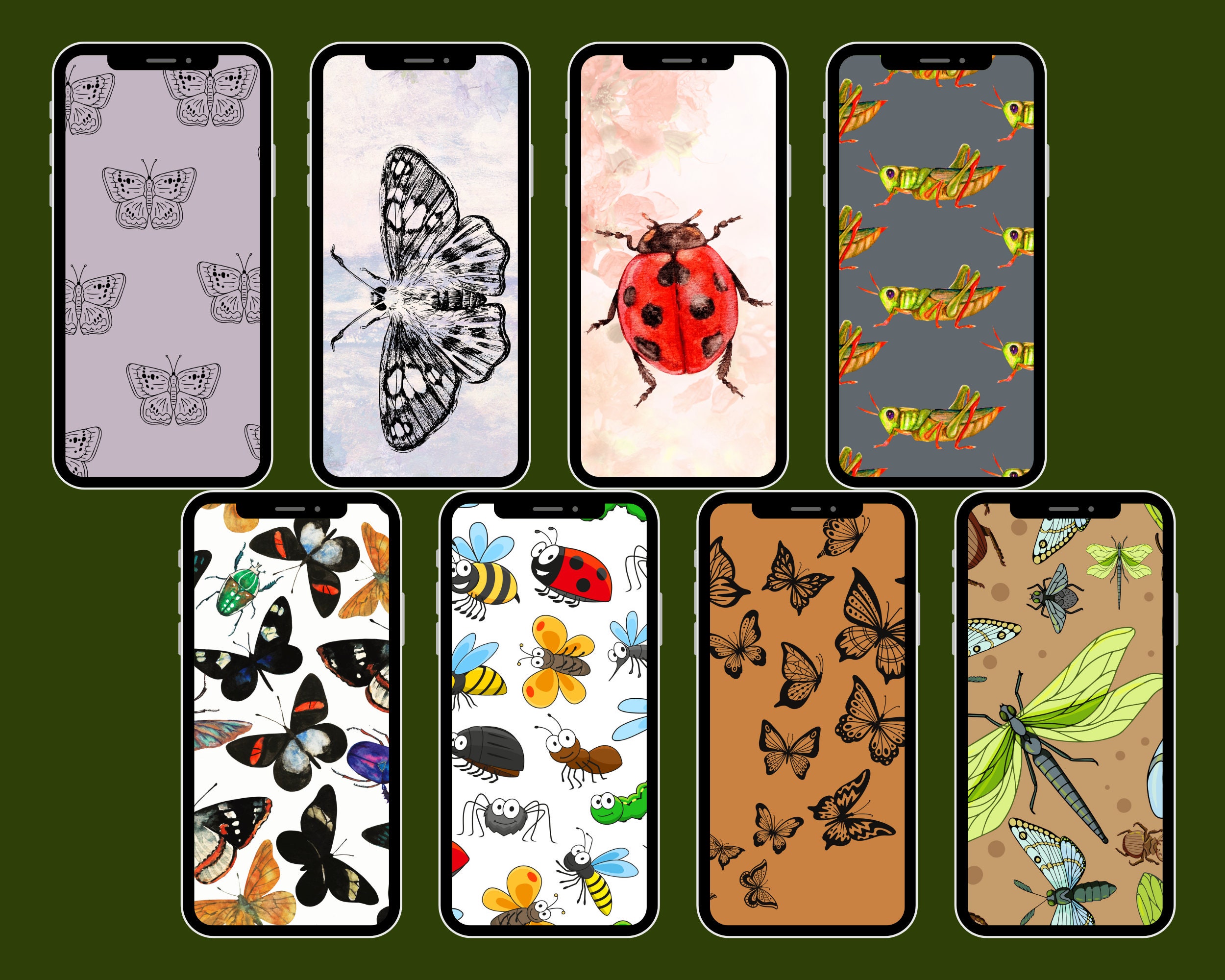 Phone Background Insect Bugs Phone Wallpaper Instagram Backgrounds ...