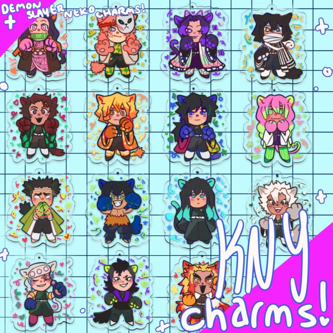 CLEARANCE Demon Anime Inspired Charms - Etsy