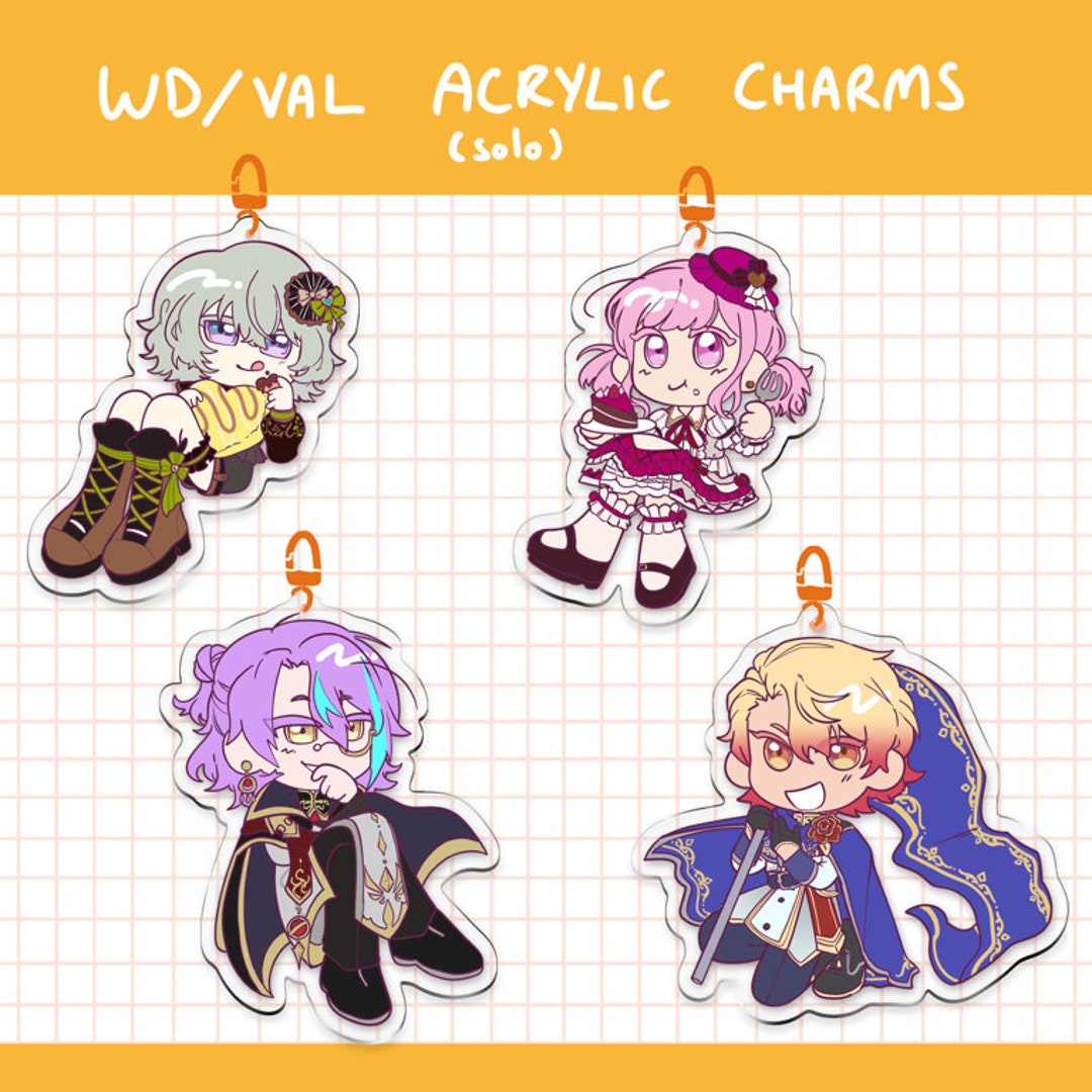Wxs Solo Wd/val Acrylic Charms - Etsy