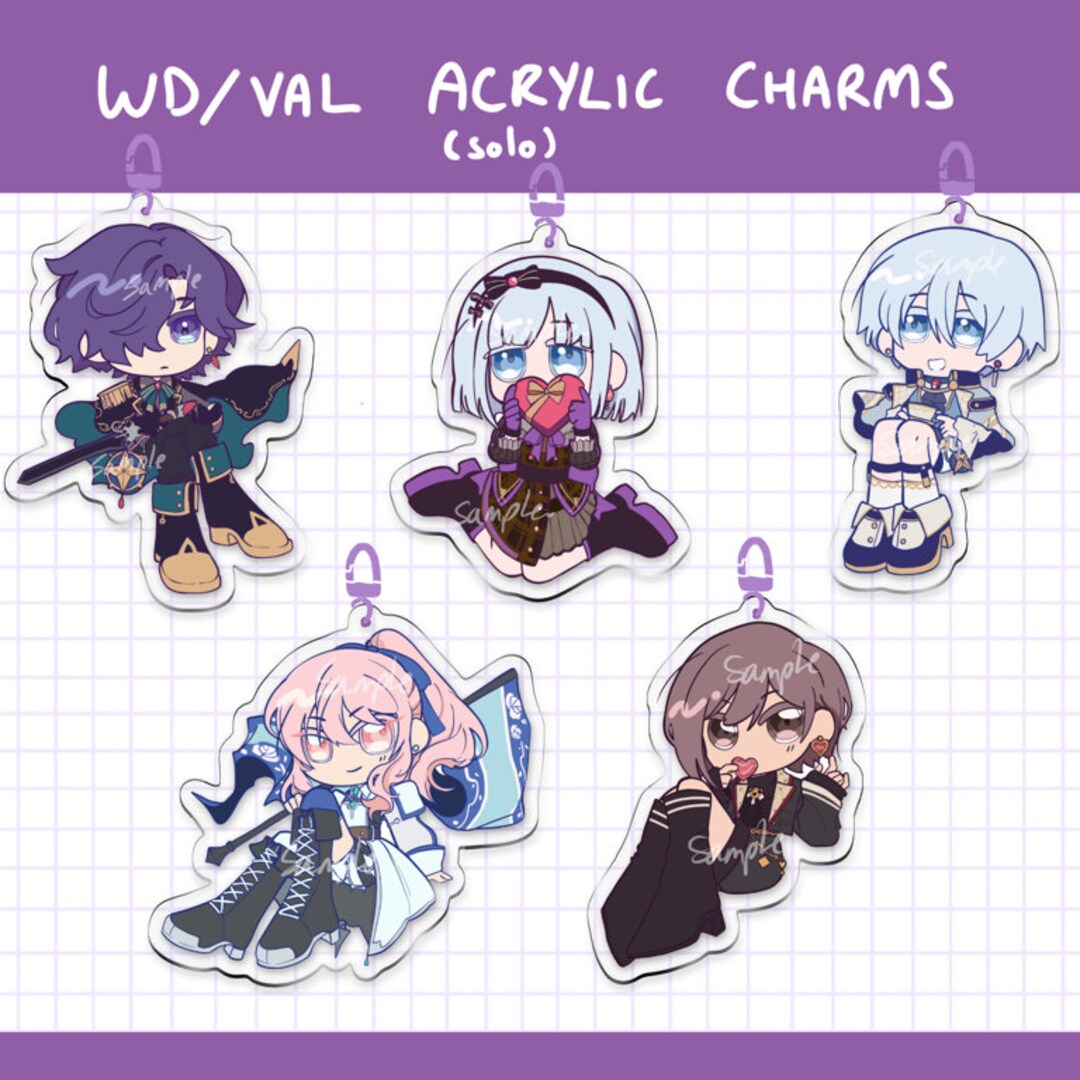 Niigo Solo Wd/val Acrylic Charms - Etsy