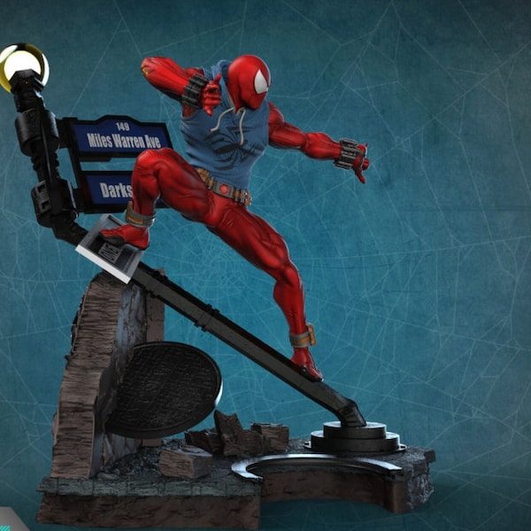 3d Print Spiderman Statue - Etsy
