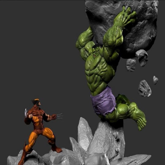 MARVEL Hulk Pack 14 Models Statue 3d Model 3d Printed 3d Stl Files - Etsy
