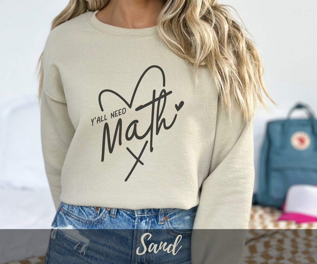 Math Teacher Crewneck, Math Teacher Gift, Teach Sweatshirt, in My ...