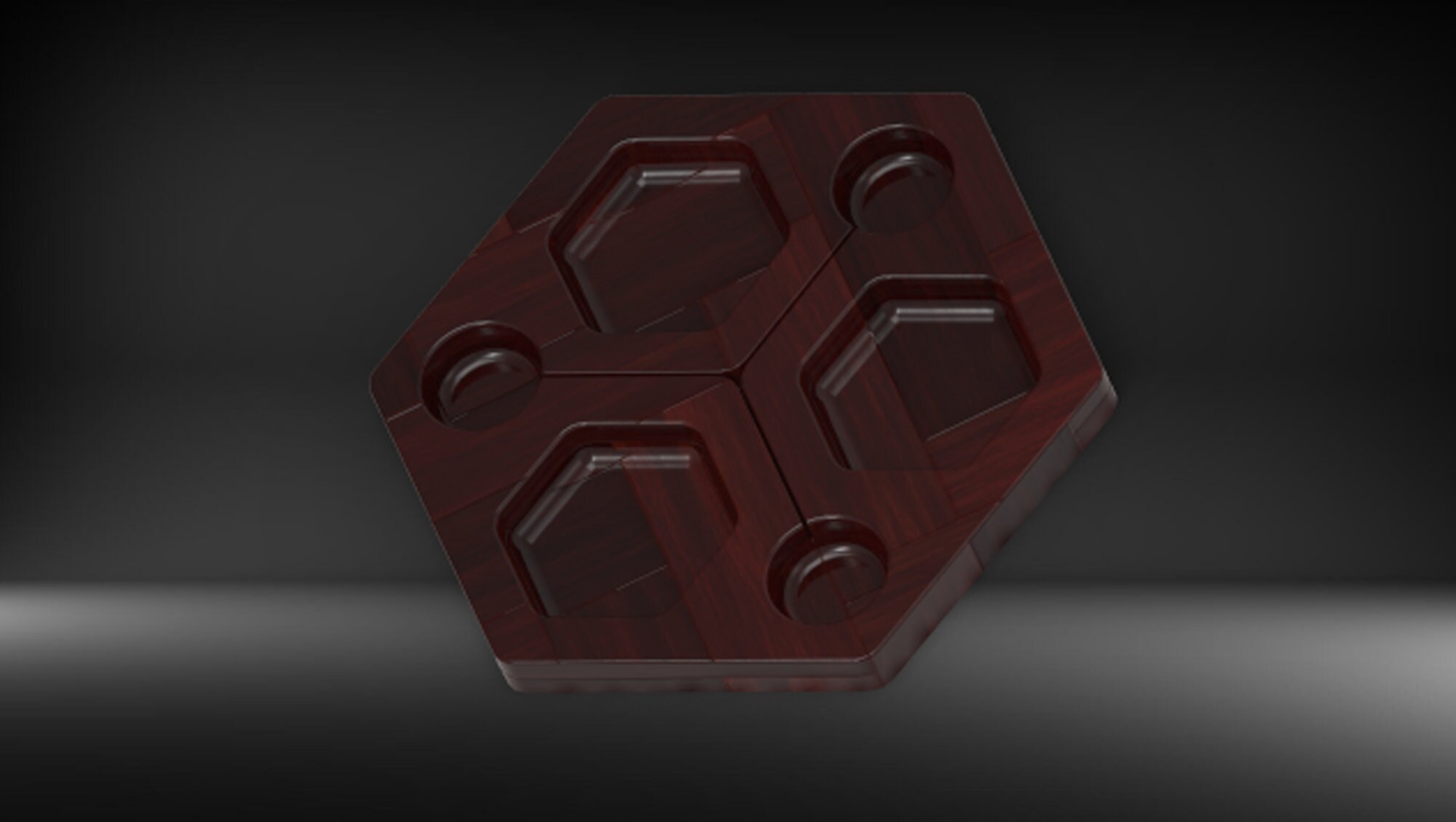 Hexagon Tray 02 3D STL and Vector Files for CNC and 3D Printer stl, Obj ...