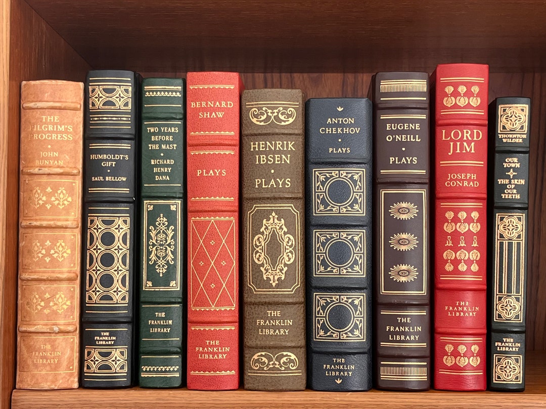 Vintage Full Leather Classics, 1977-1983, Gilded Franklin Library ...