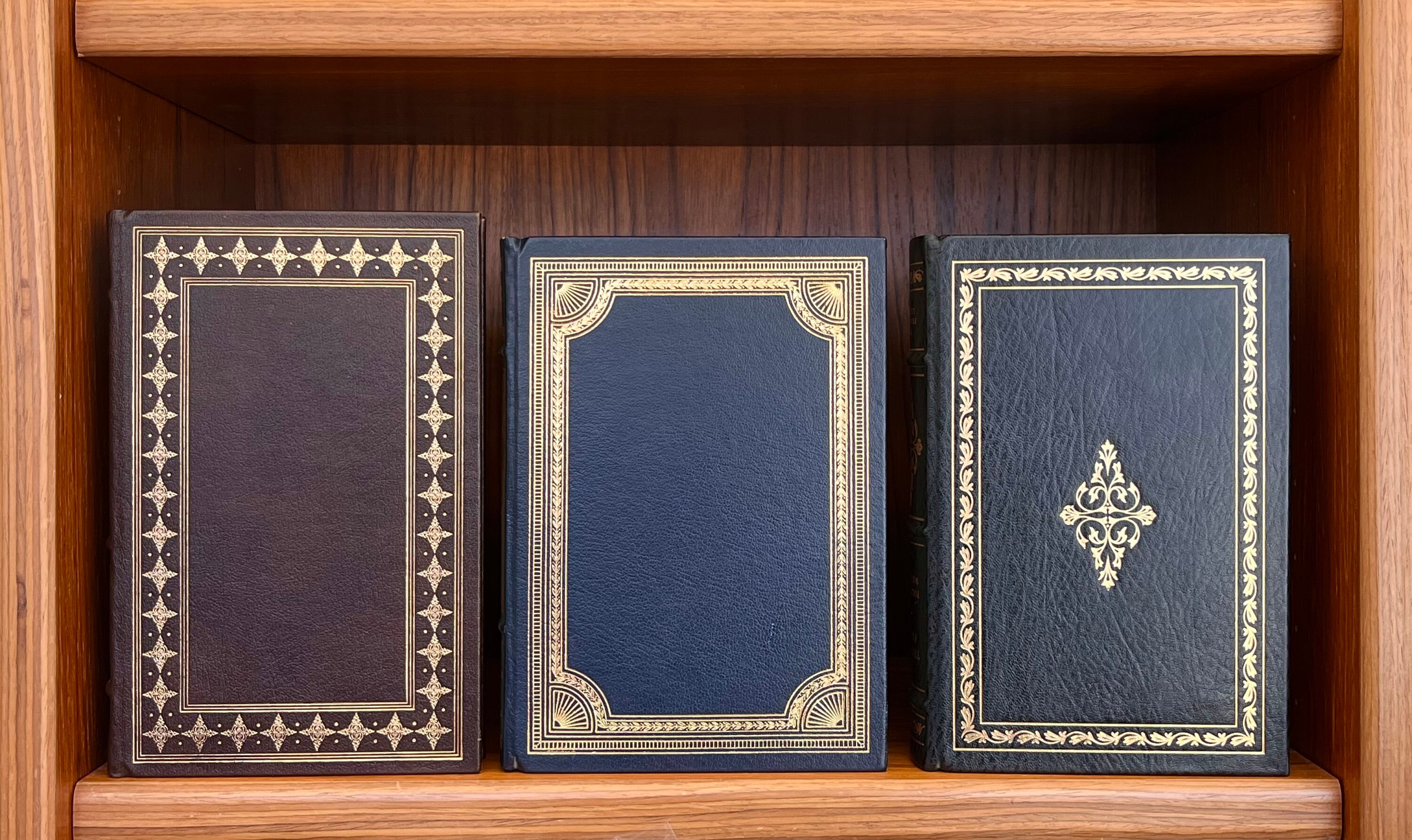Vintage Full Leather Classics, 1977-1983, Gilded Franklin Library ...