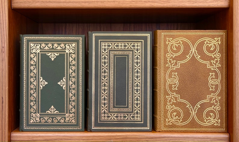 Vintage Full Leather Classics, 1977-1983, Gilded Franklin Library ...