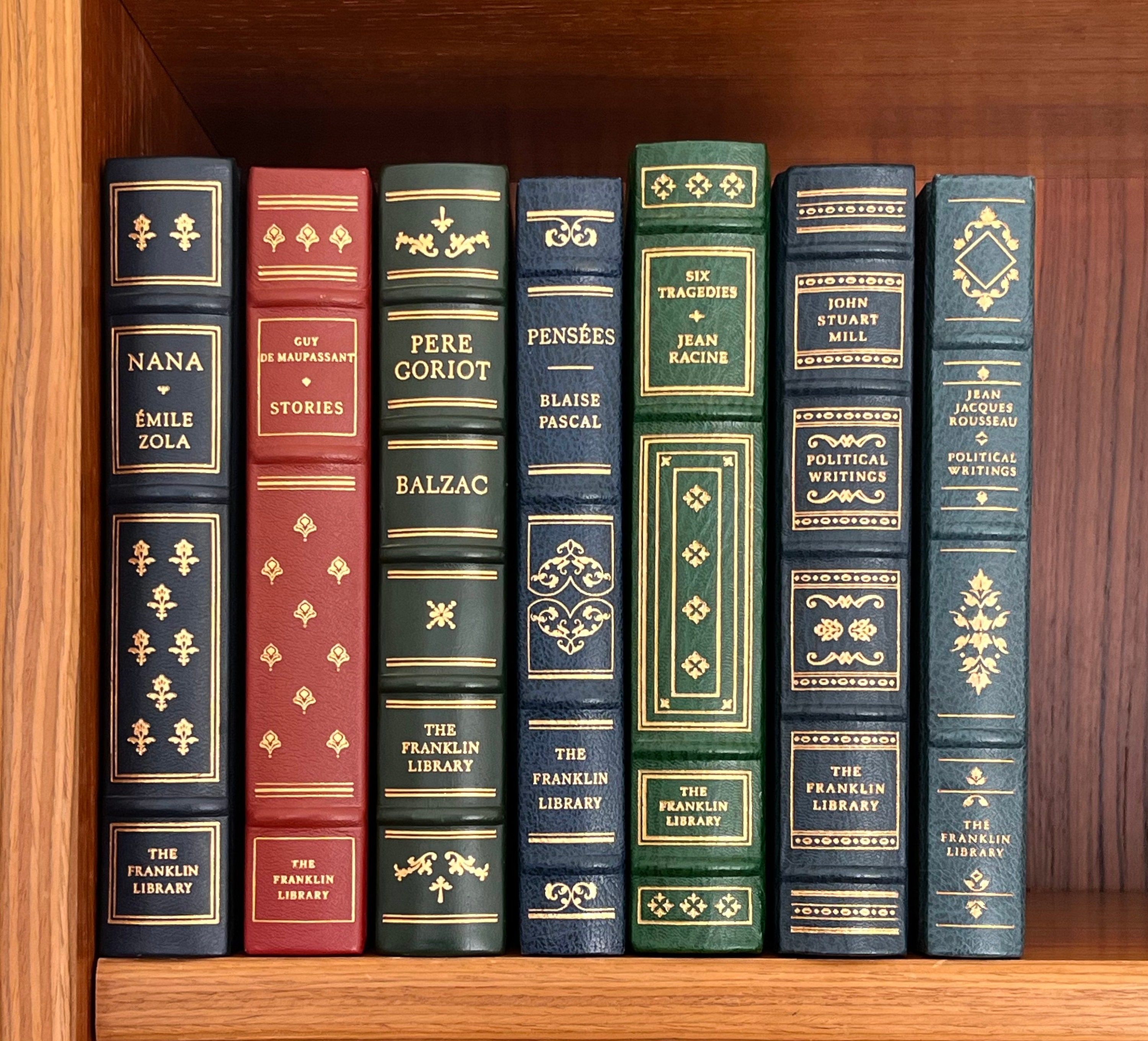 Vintage Full Leather Classics, 1977-1982, Gilded Franklin Library ...